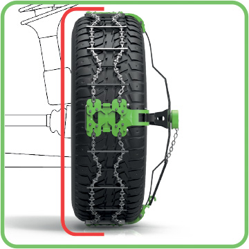 NEW!! TRACTIVA Snow chains - Veriga Lesce